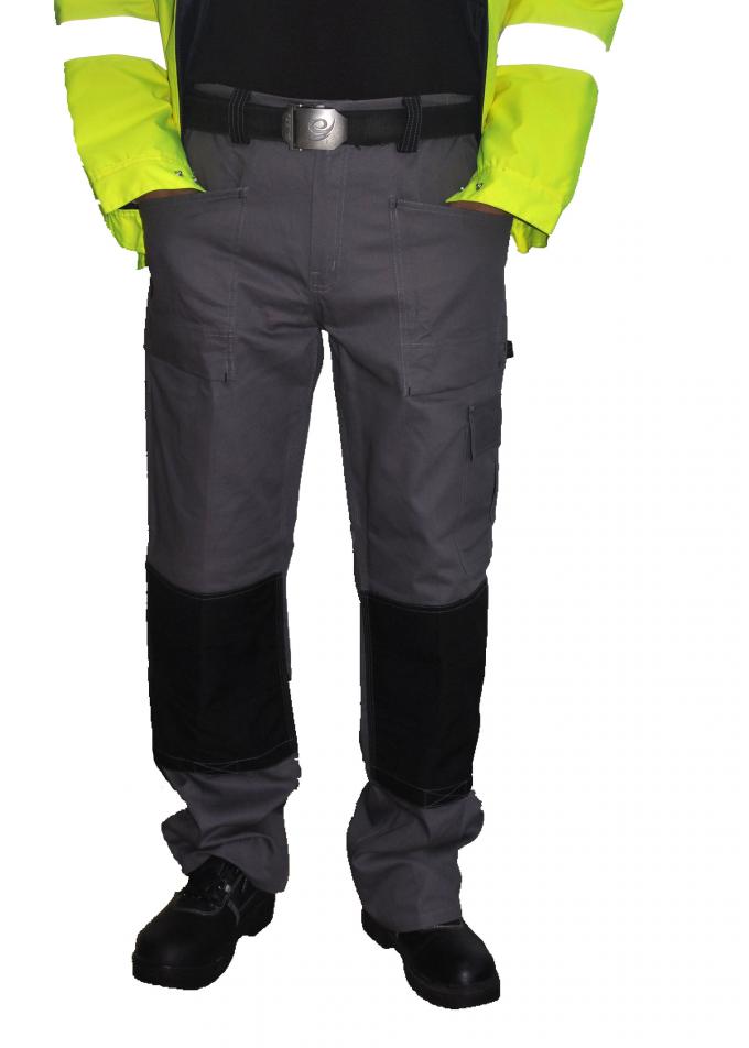2 Tone Cargo Work Uniform Pants , Heavy Duty Work Trousers With Knee Pads