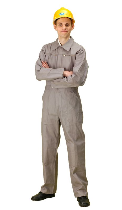 Heavy Duty Professional Work Uniforms / Flame Resistant Coveralls With ...