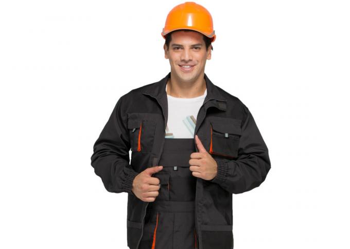 Canvas Classic Industrial Work Jackets Durable Anti Tear With Double ...
