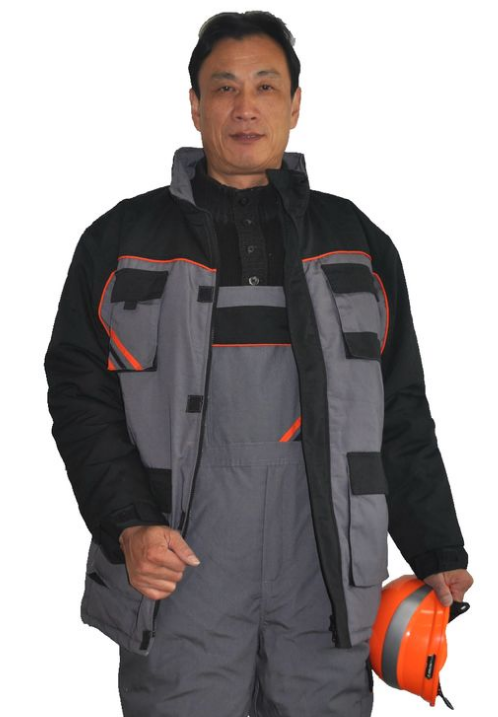 PRO Long Warm Winter Work Jackets , Mens Safety Winter Coats With Padding