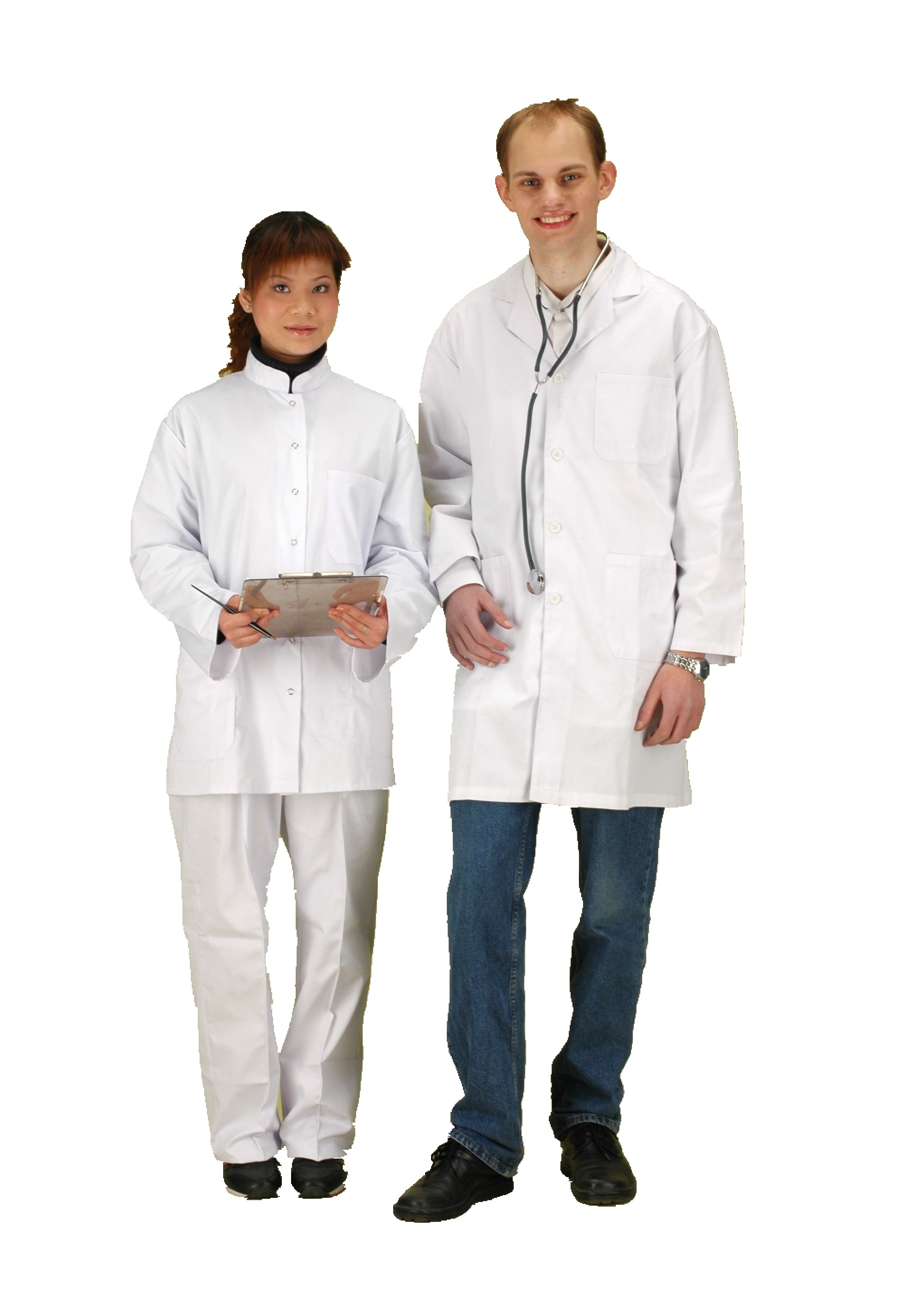 Customized White Doctor Lab Coat , Multi Care Clinic Hospital Medical ...