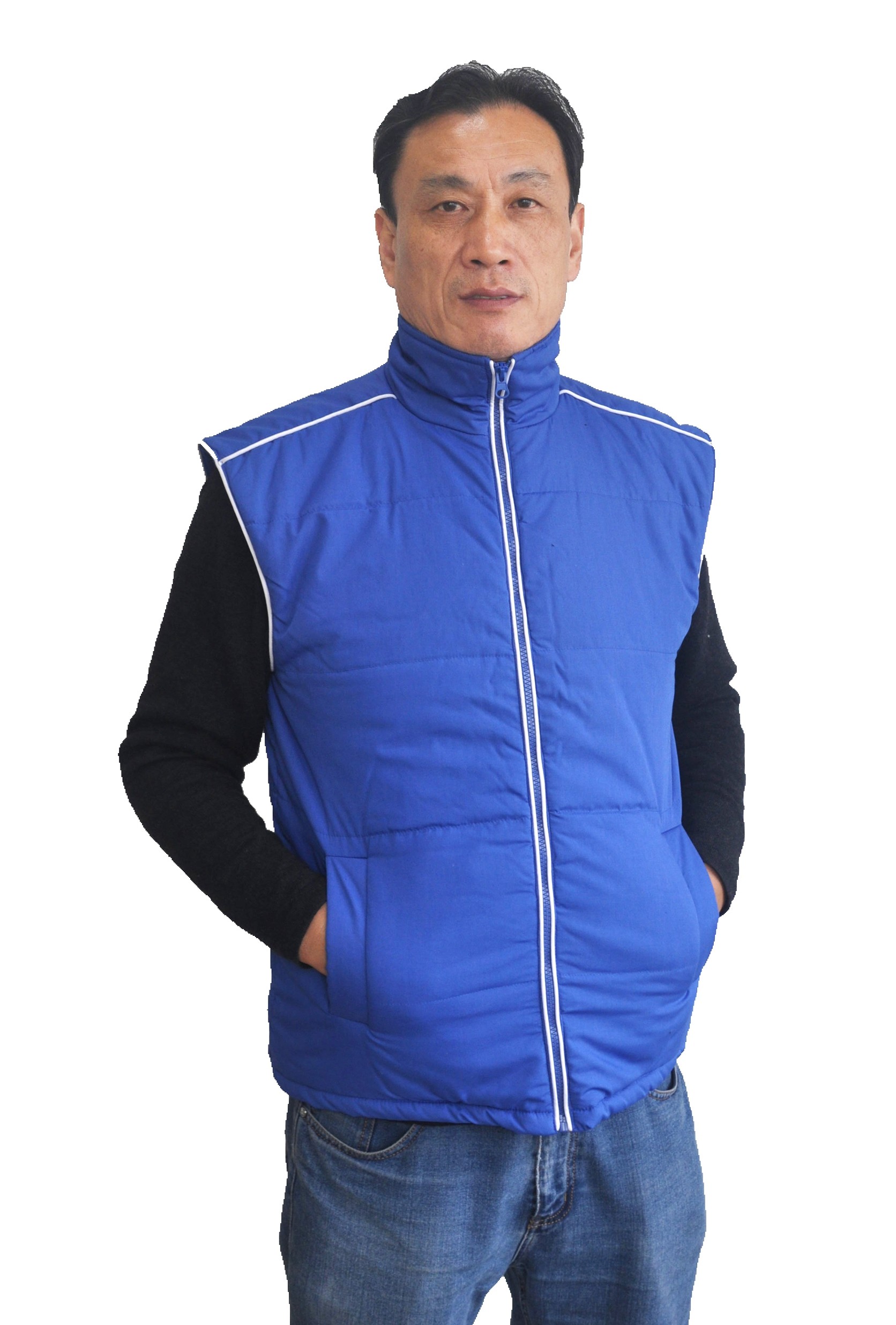 Fleece Lining Body Warmer Vest / Winter Work Vest With 100% Polyester ...