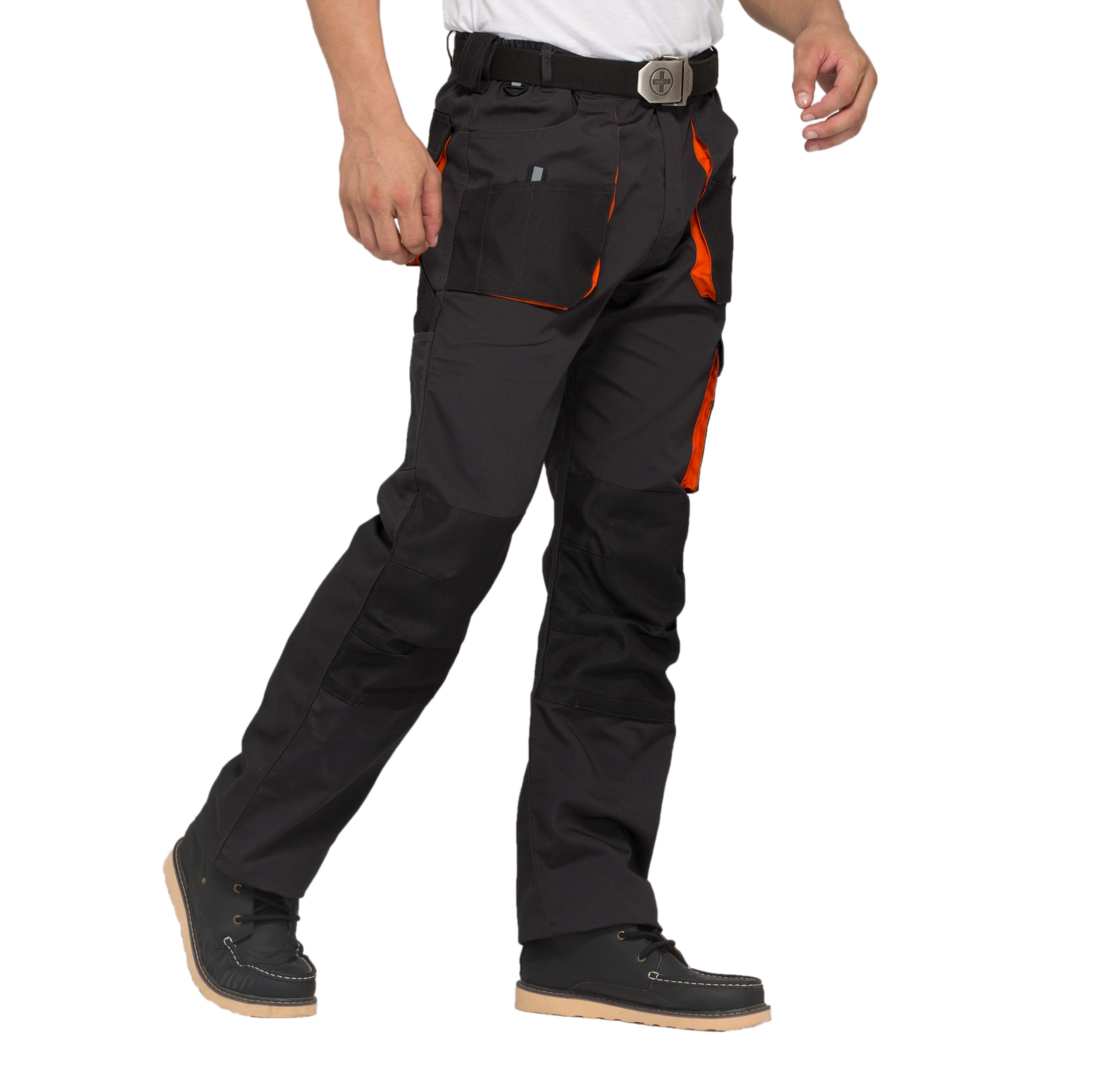 Canvas Work Uniform Pants / Heavy Duty Work Trousers Reinfored With ...