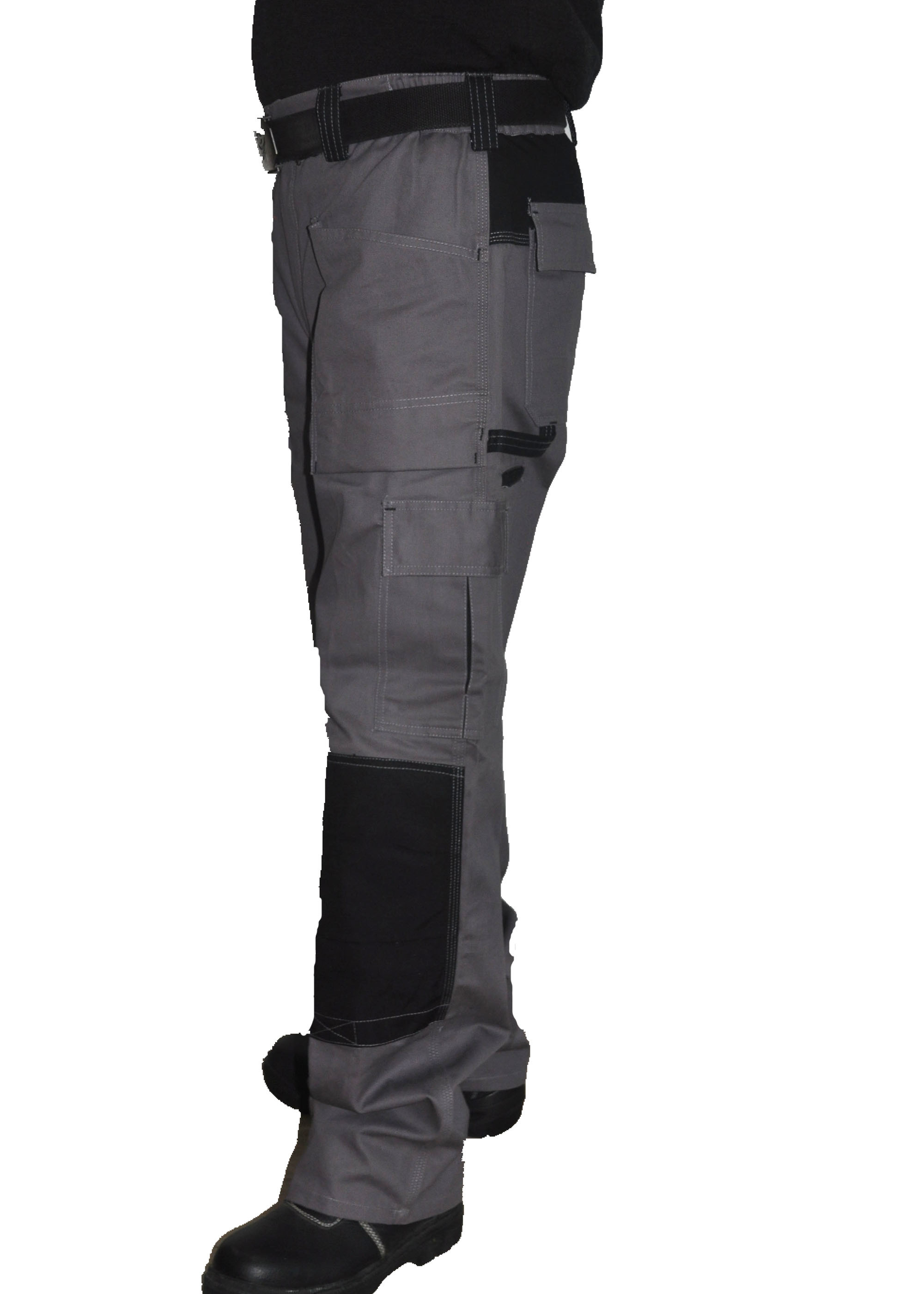 2 Tone Cargo Work Uniform Pants , Heavy Duty Work Trousers With Knee Pads